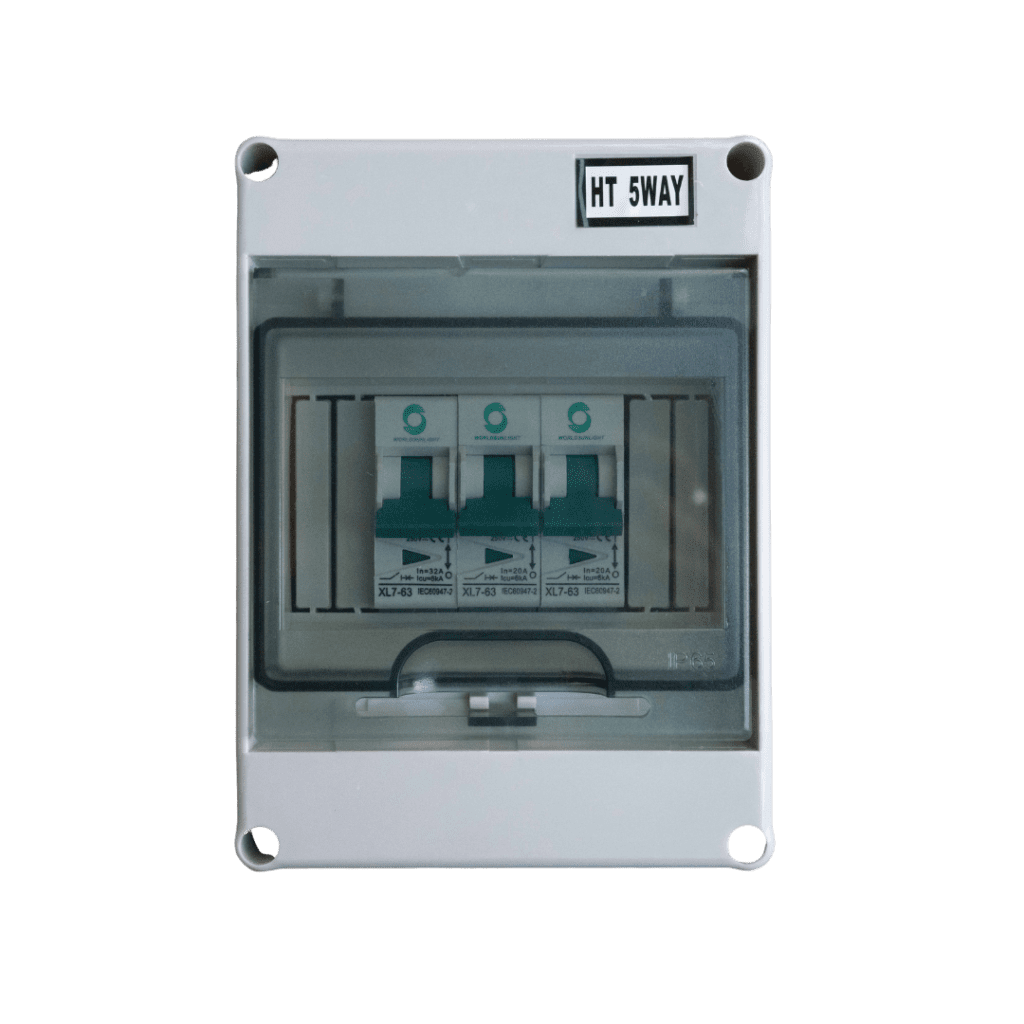 120V AC Miniature Breaker Box - 2 Circuits - EXPLORIST.life