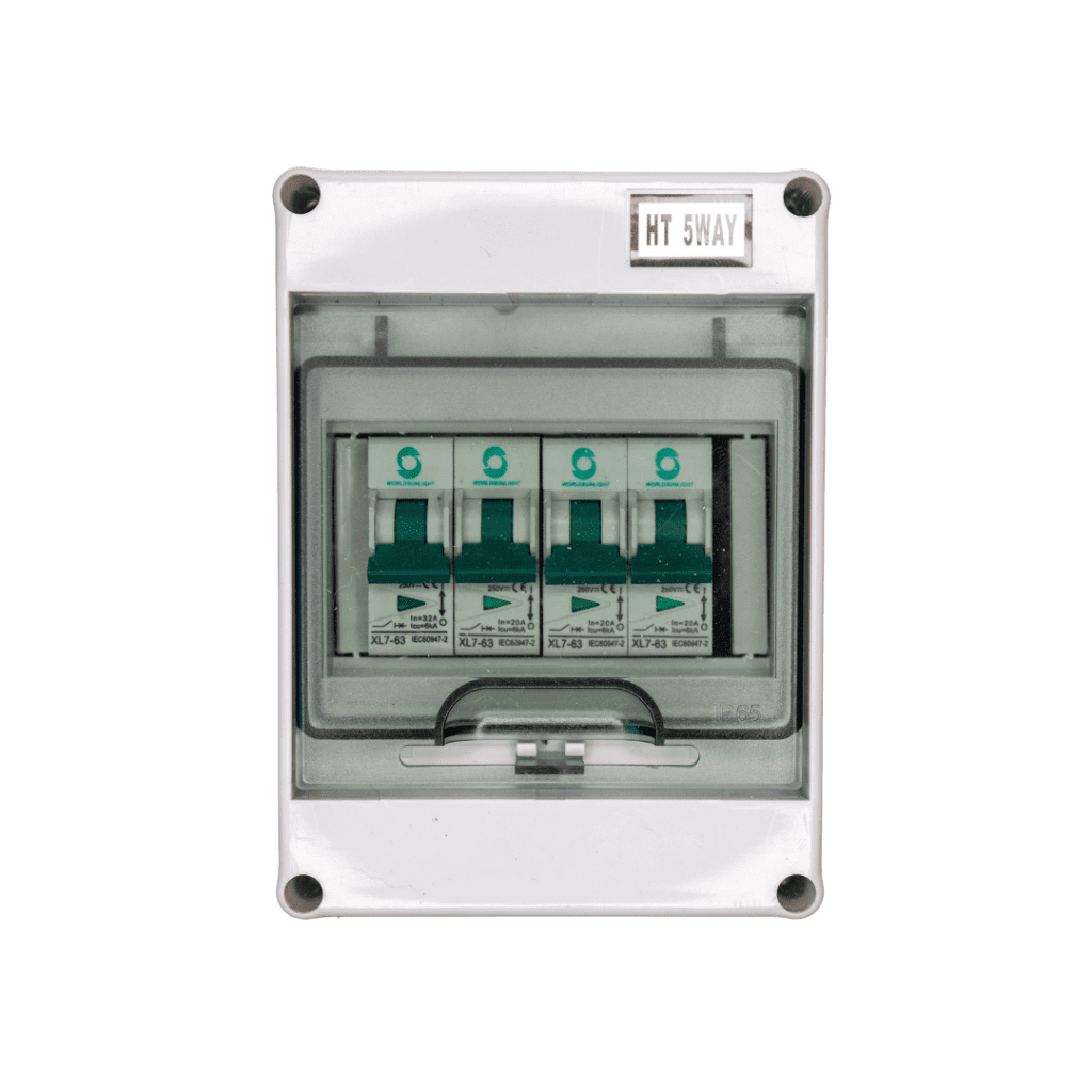 120V AC Miniature Breaker Box - 3 Circuits - EXPLORIST.life