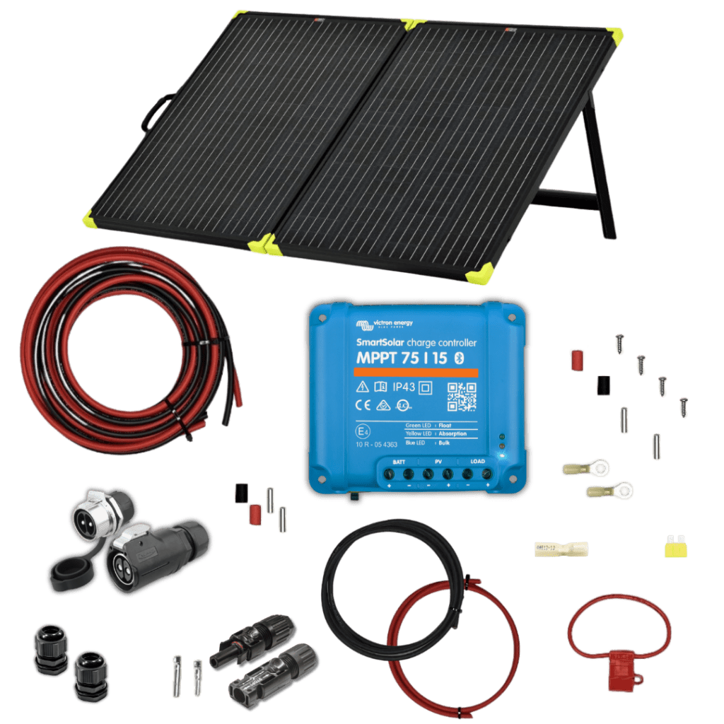 200W Briefcase Ground Deploy Solar Charging Kit - EXPLORIST.life