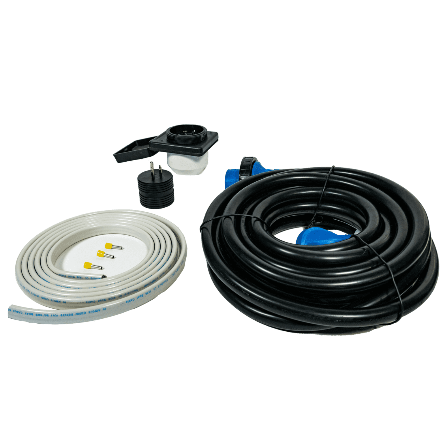 30 Amp Shore Power Wiring Kit – Black Inlet - EXPLORIST.life