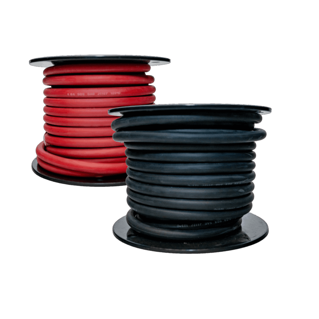 4 AWG BATTERY WIRE (SGX) - 50' SPOOL RED/BLACK - EXPLORIST.life