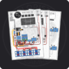 Skoolie Electrical System Wiring Kit - 5k Inverter