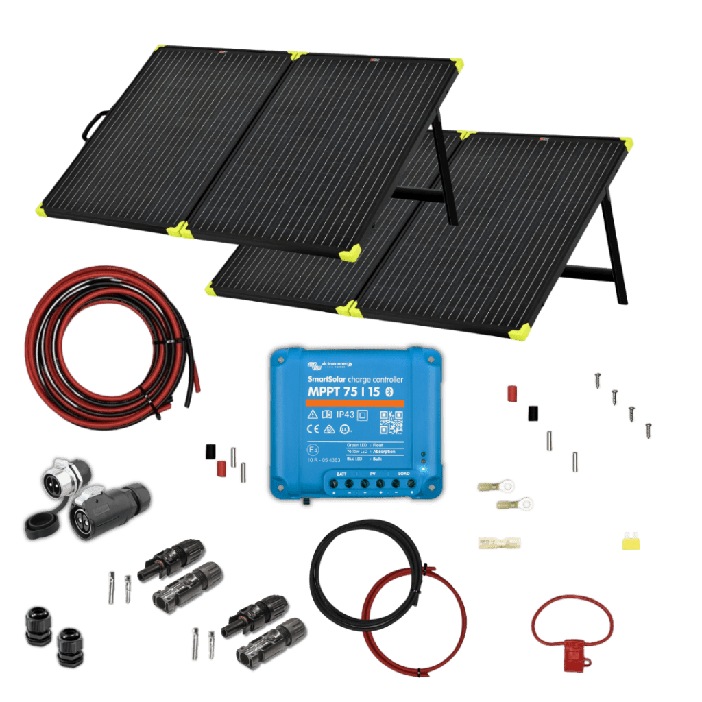 400W Briefcase Ground Deploy Solar Charging Kit - EXPLORIST.life