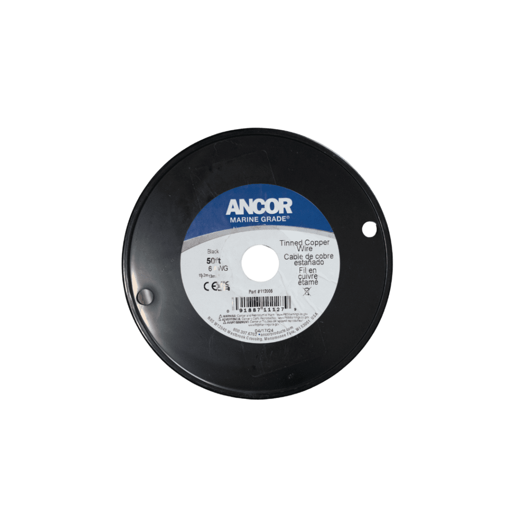 6 AWG MARINE WIRE - 50' SPOOL (BLACK) - EXPLORIST.life