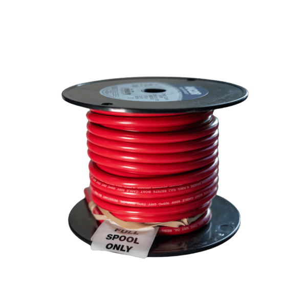 6 AWG MARINE WIRE - 50' SPOOL (RED) - EXPLORIST.life