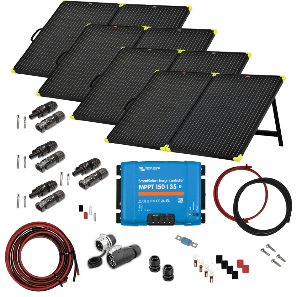 800W Briefcase Ground Deploy Solar Charging Kit - EXPLORIST.life