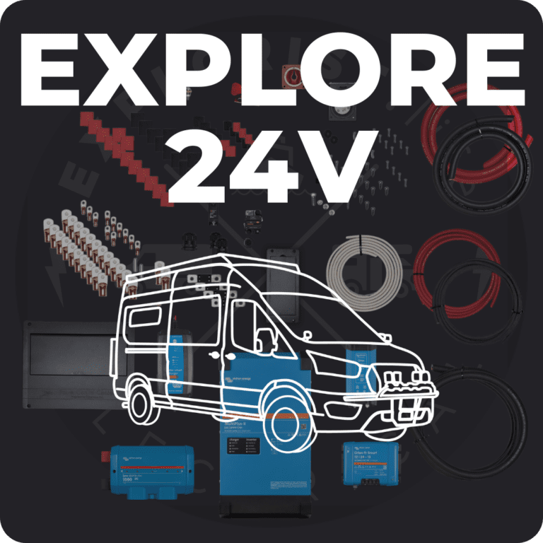 Camper Van Electrical System Wiring Kit - 3k 24V Inverter