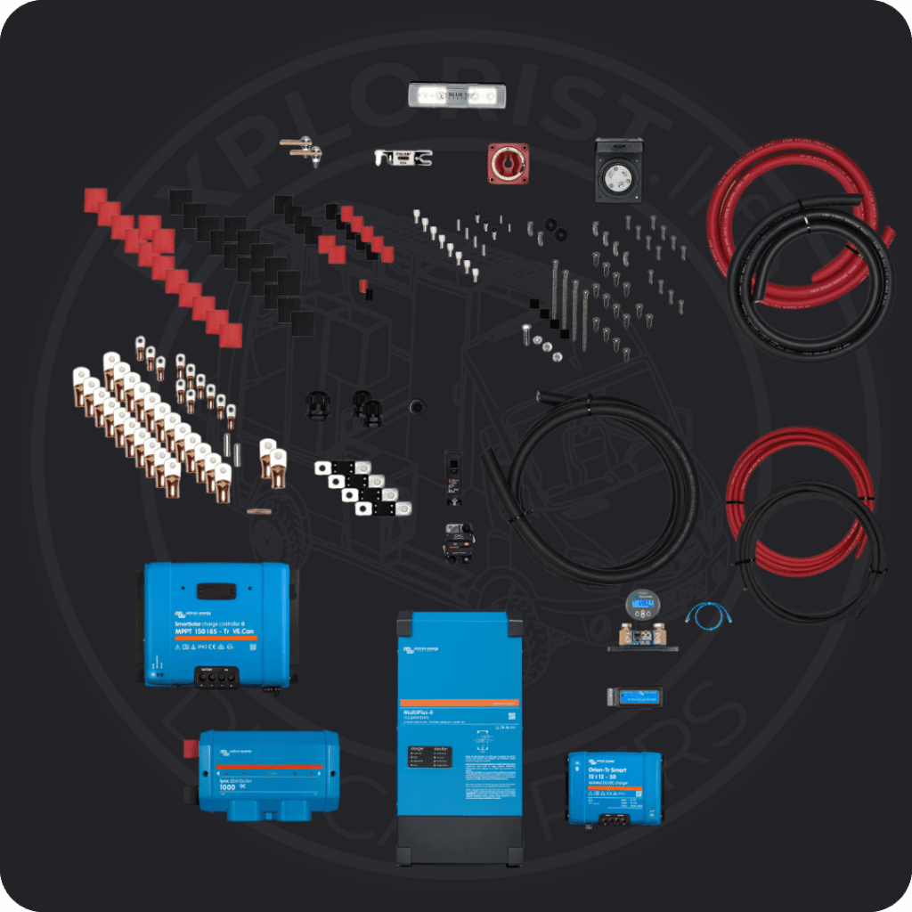 Skoolie Electrical System Wiring Kit - 50A 3k Inverter