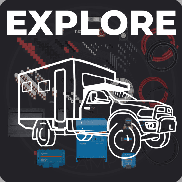 Expedition Truck Electrical System Wiring Kit - 3k Inverter