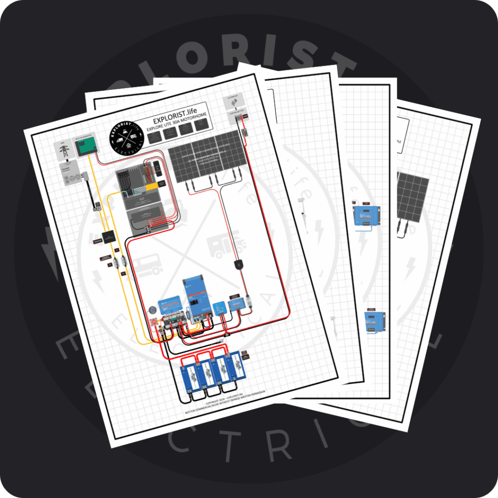 Skoolie Electrical System Wiring Kit - 2k Inverter