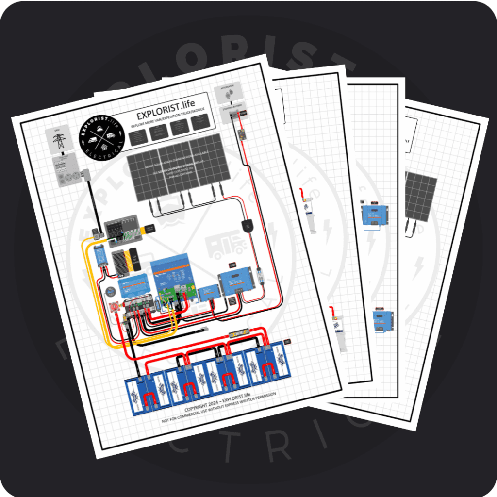 Skoolie Electrical System Wiring Kit - 5k Inverter