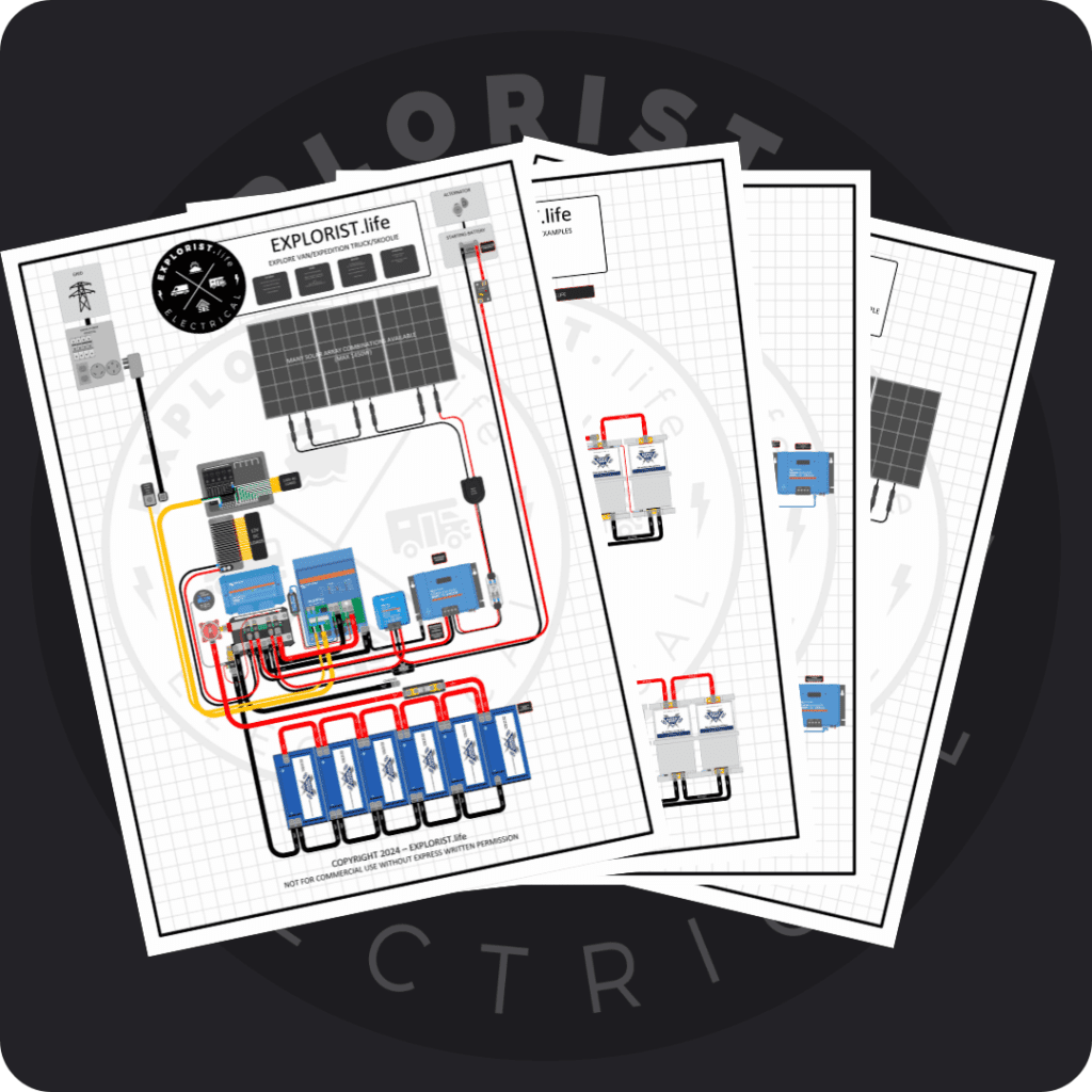 Skoolie Electrical System Wiring Kit - 3k Inverter