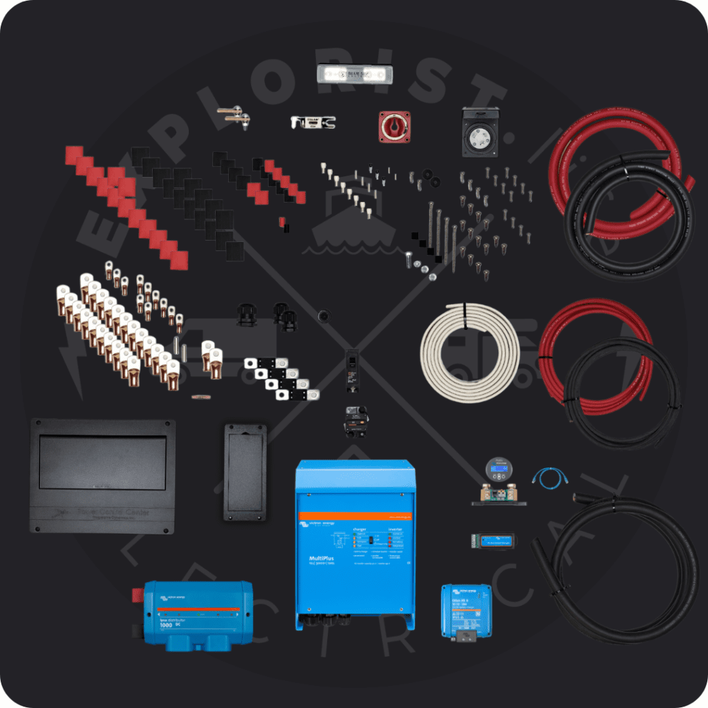 Skoolie Electrical System Wiring Kit - 3k Inverter