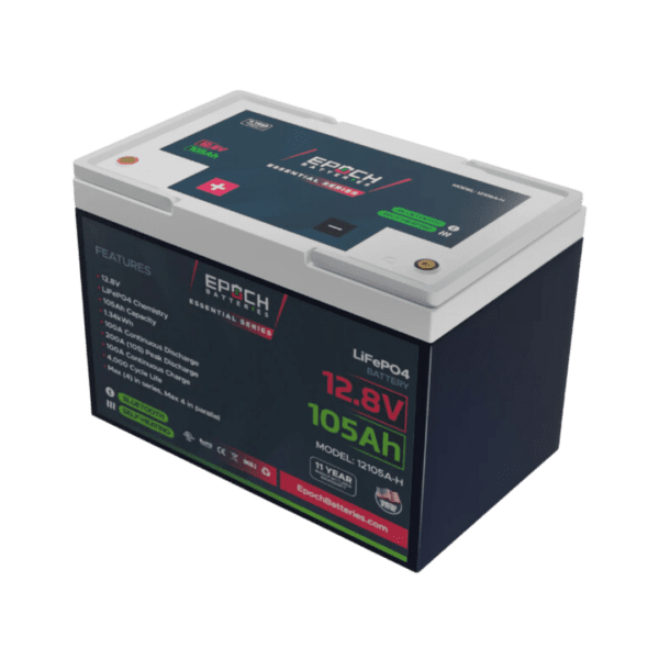 Epoch 12V 105Ah LiFePO4 Battery - EXPLORIST.life