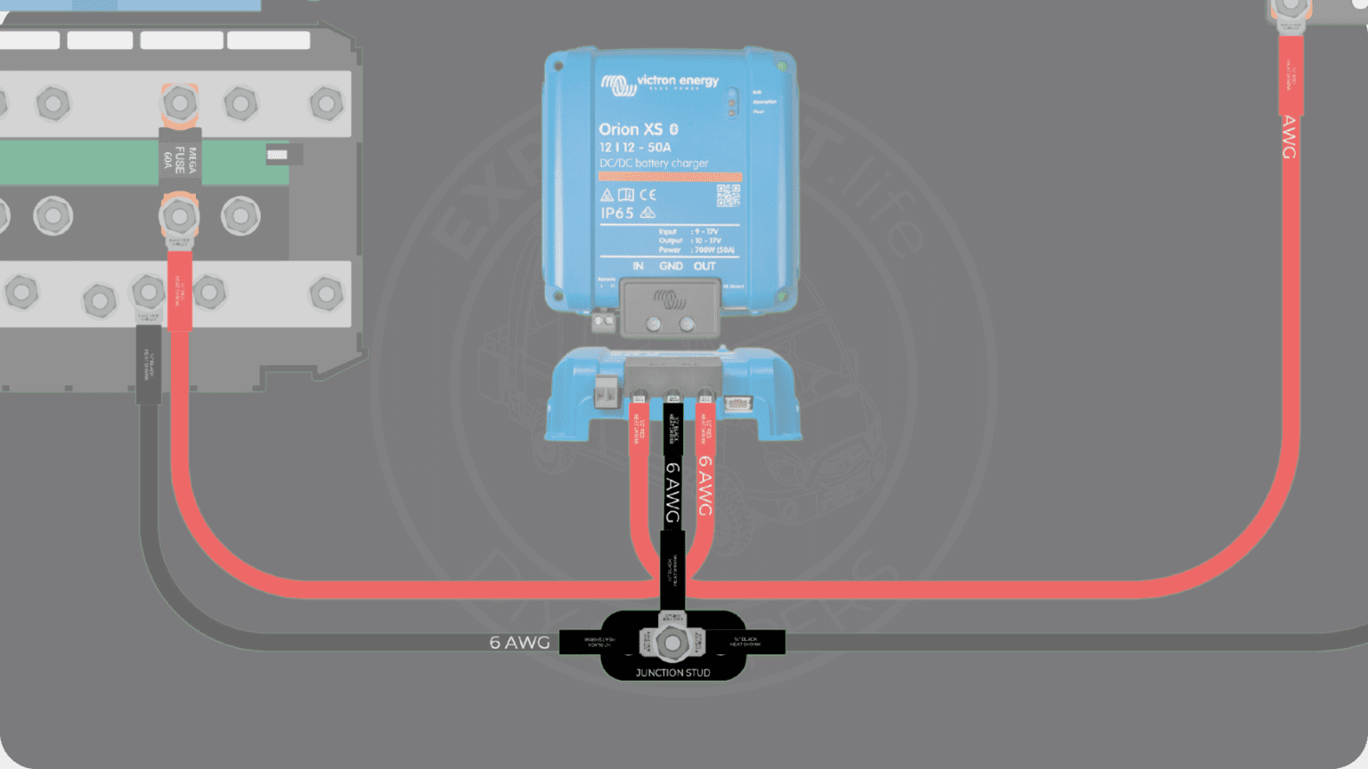 RETROFIT KIT: Victron Orion XS 12-12-50 DC to DC Charger Retrofit ...