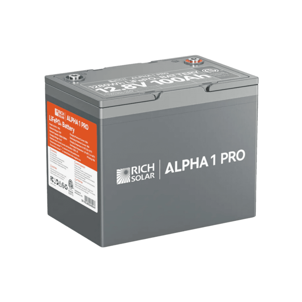 Rich Solar Alpha 1 100Ah Pro Battery - EXPLORIST.life
