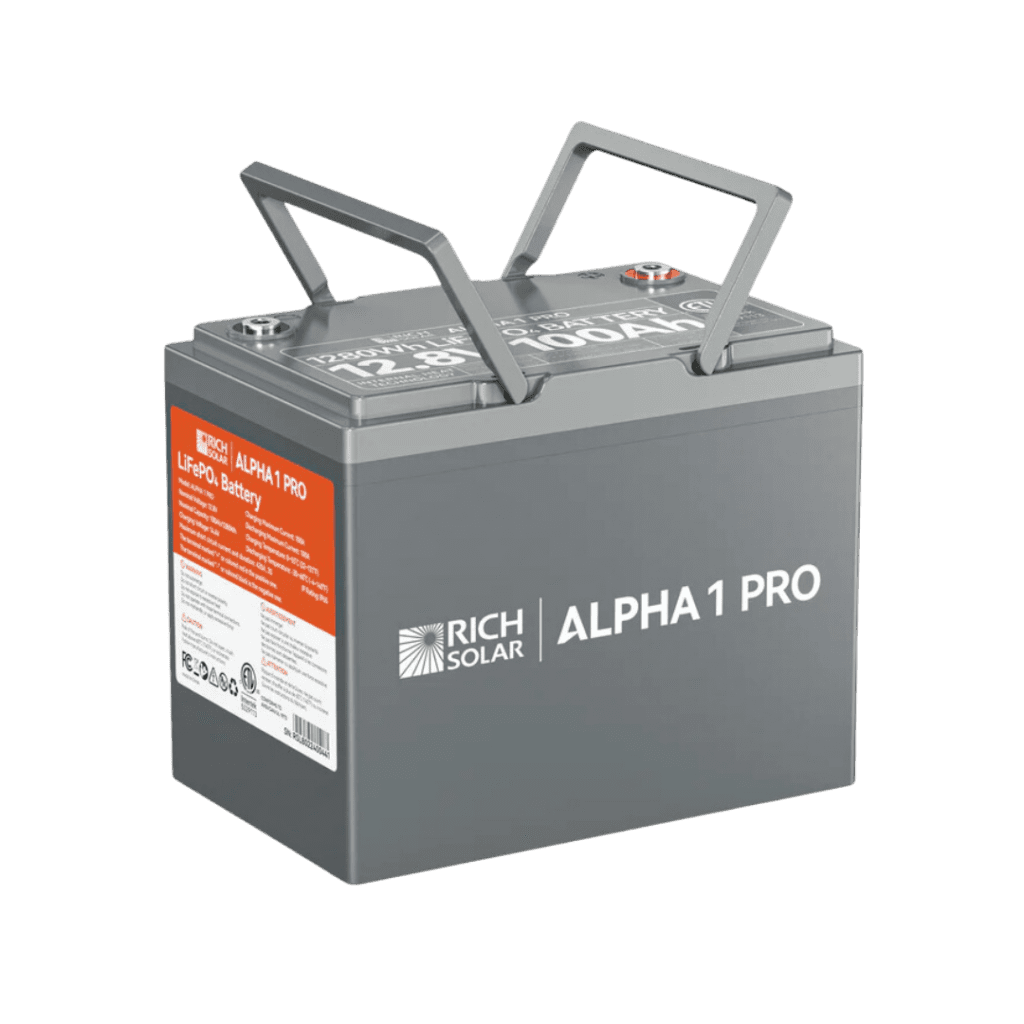 Rich Solar Alpha 1 100Ah Pro Battery - EXPLORIST.life