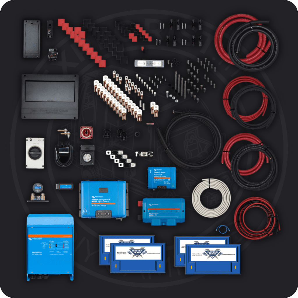 Camper Van Electrical System Wiring Kit - 3k Inverter